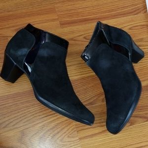 Munro Shoes | Ankle Boots Black Leather Women Size 95 Ss | Poshmark